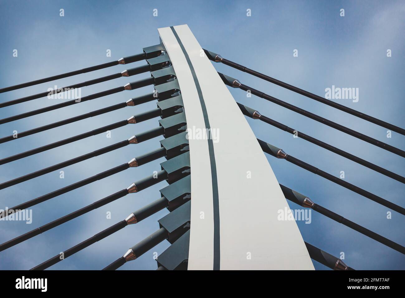upper part of the bridge seen from below Stock Photo - Alamy