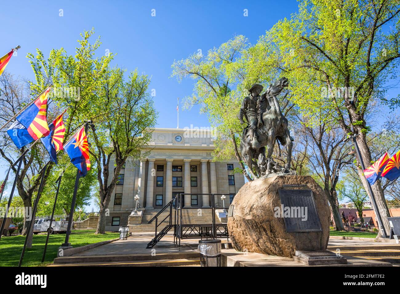 Yavapai County Courthouse. Prescott, Arizona, USA Stock Photo - Alamy