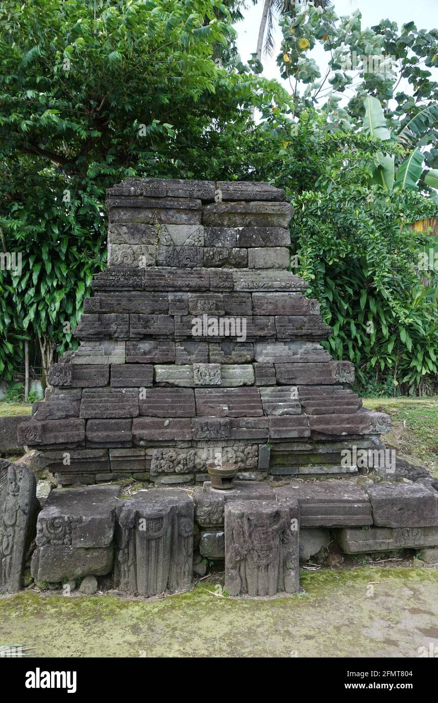 Blitar, East Java, Indonesia - April 25th, 2021: Penataran temple in ...