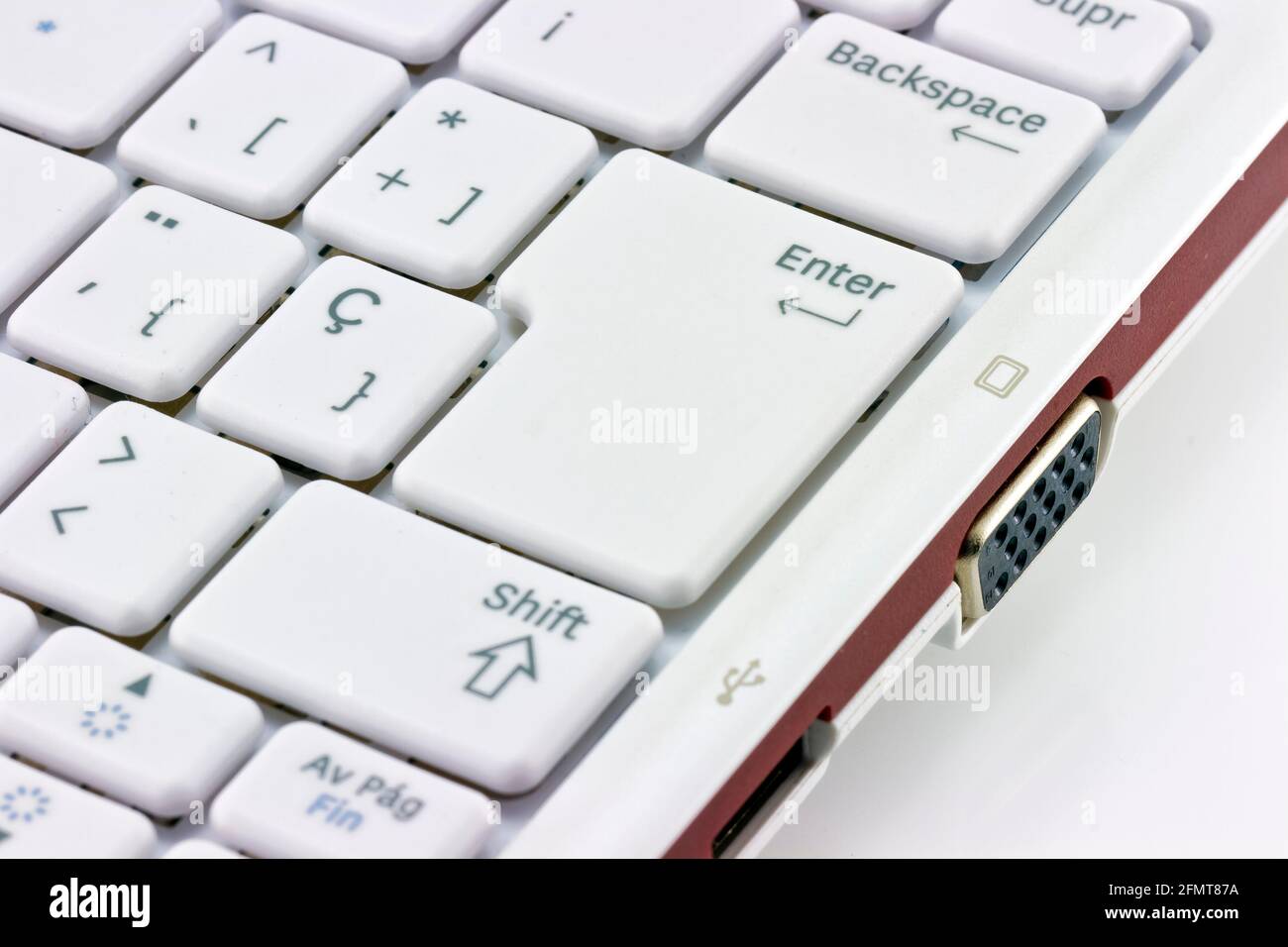 Elegantly designed computer keyboard detail Stock Photo - Alamy
