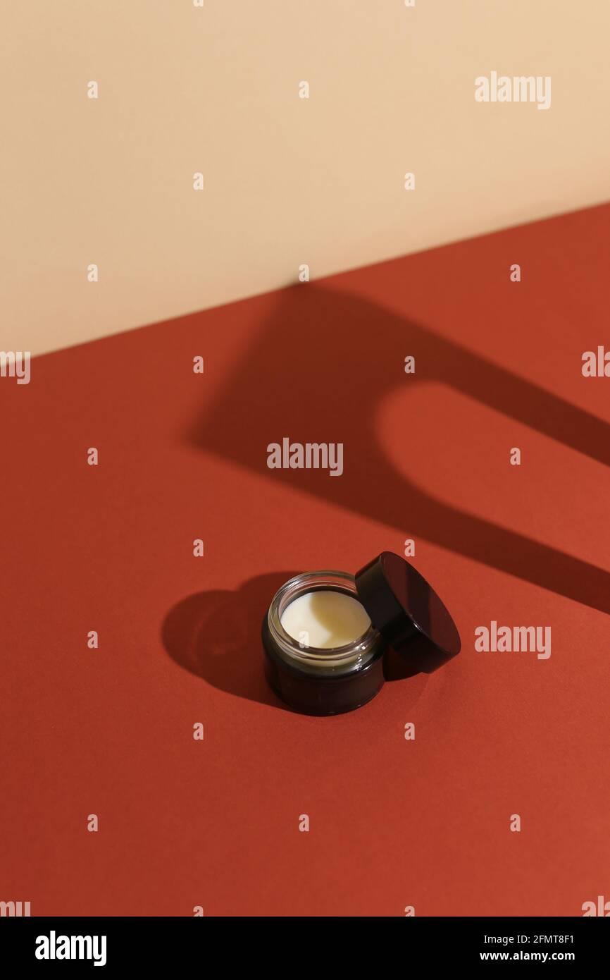 Cosmetic cream texture on neutral background Stock Photo - Alamy