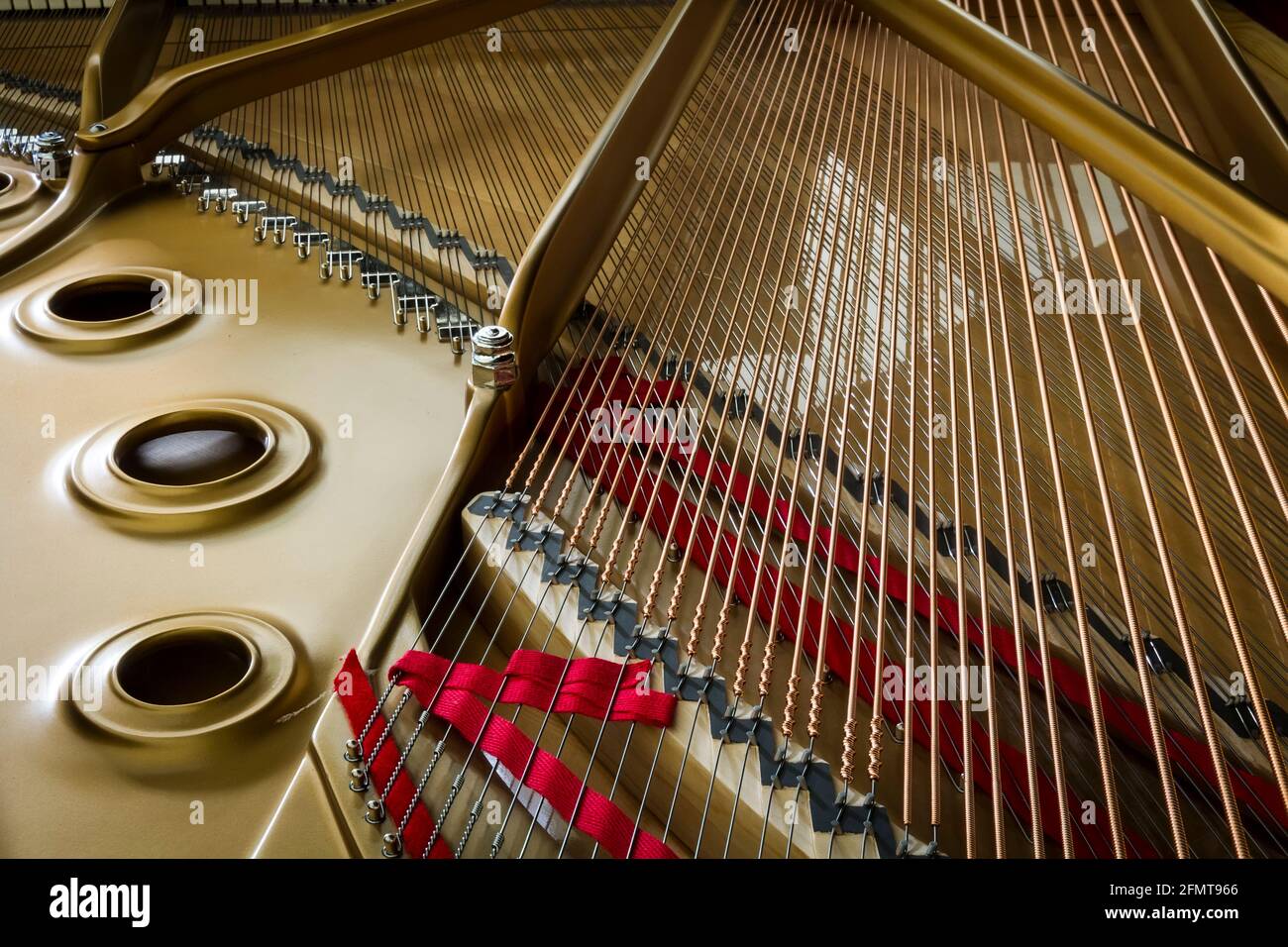 detail of a piano string Stock Photo - Alamy