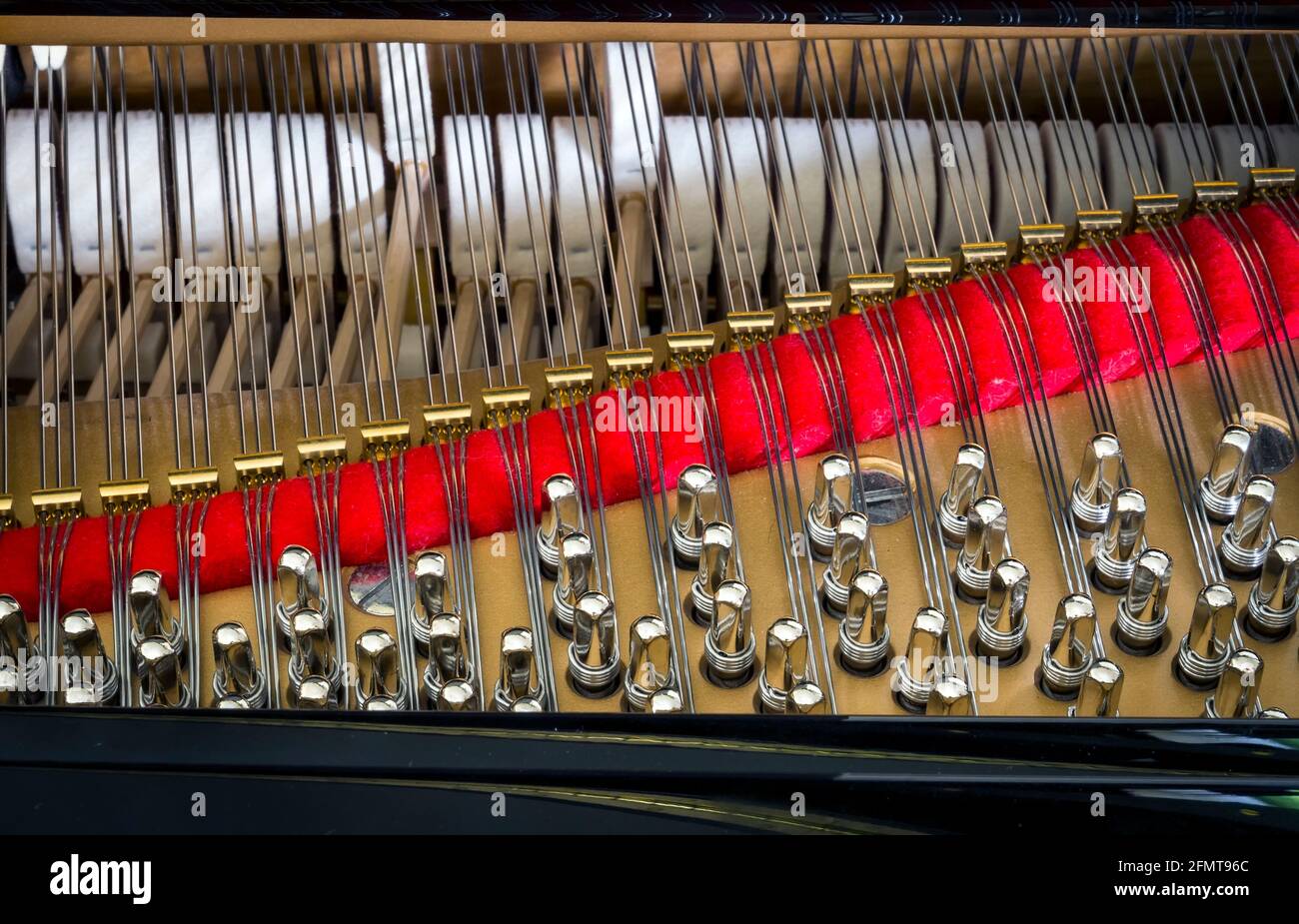 detail of a piano string Stock Photo - Alamy