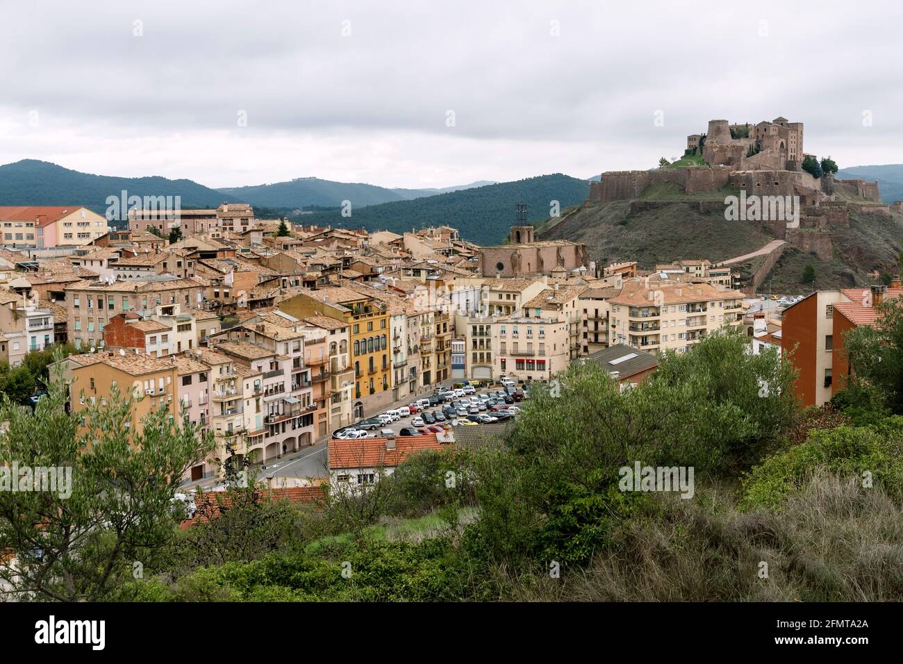 Cardona castle is a famous medieval castle in Catalonia. Now it is a ...