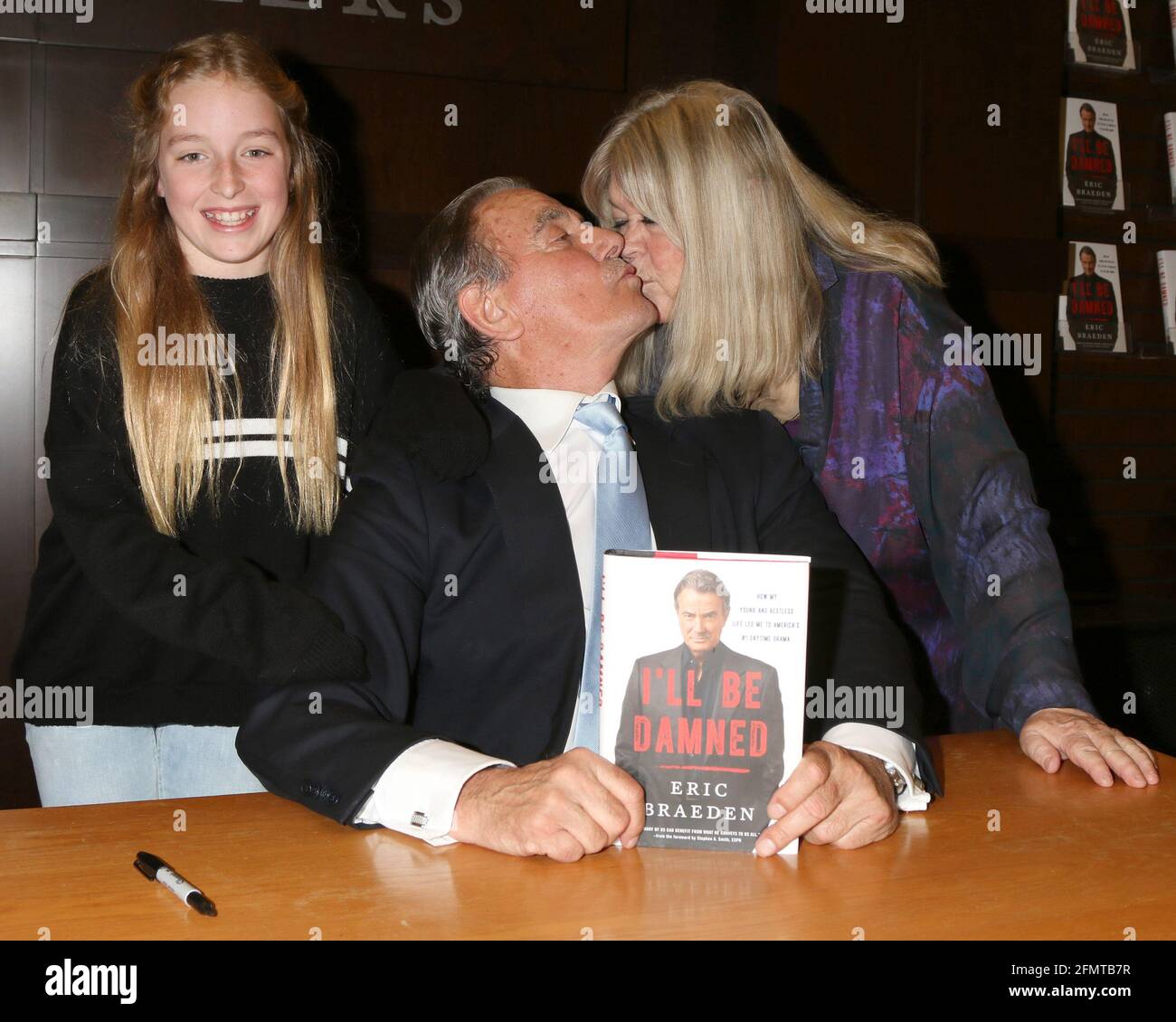 Los Angeles Feb 13 Tatiana Gudegast Eric Braeden Dale Gudegast At The Ill Be Damned Book