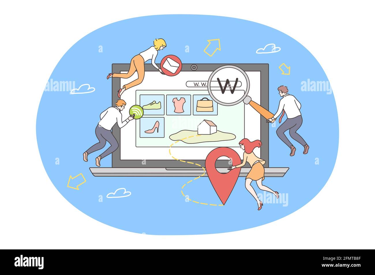 Programming worker Stock Vector Images - Alamy
