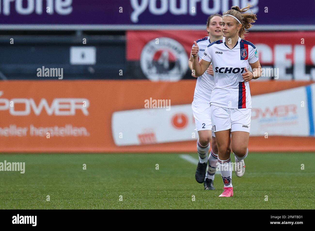 ROTTERDAM, NETHERLANDS - MAY 11: Samya Hassani scores 1-1 during the ...
