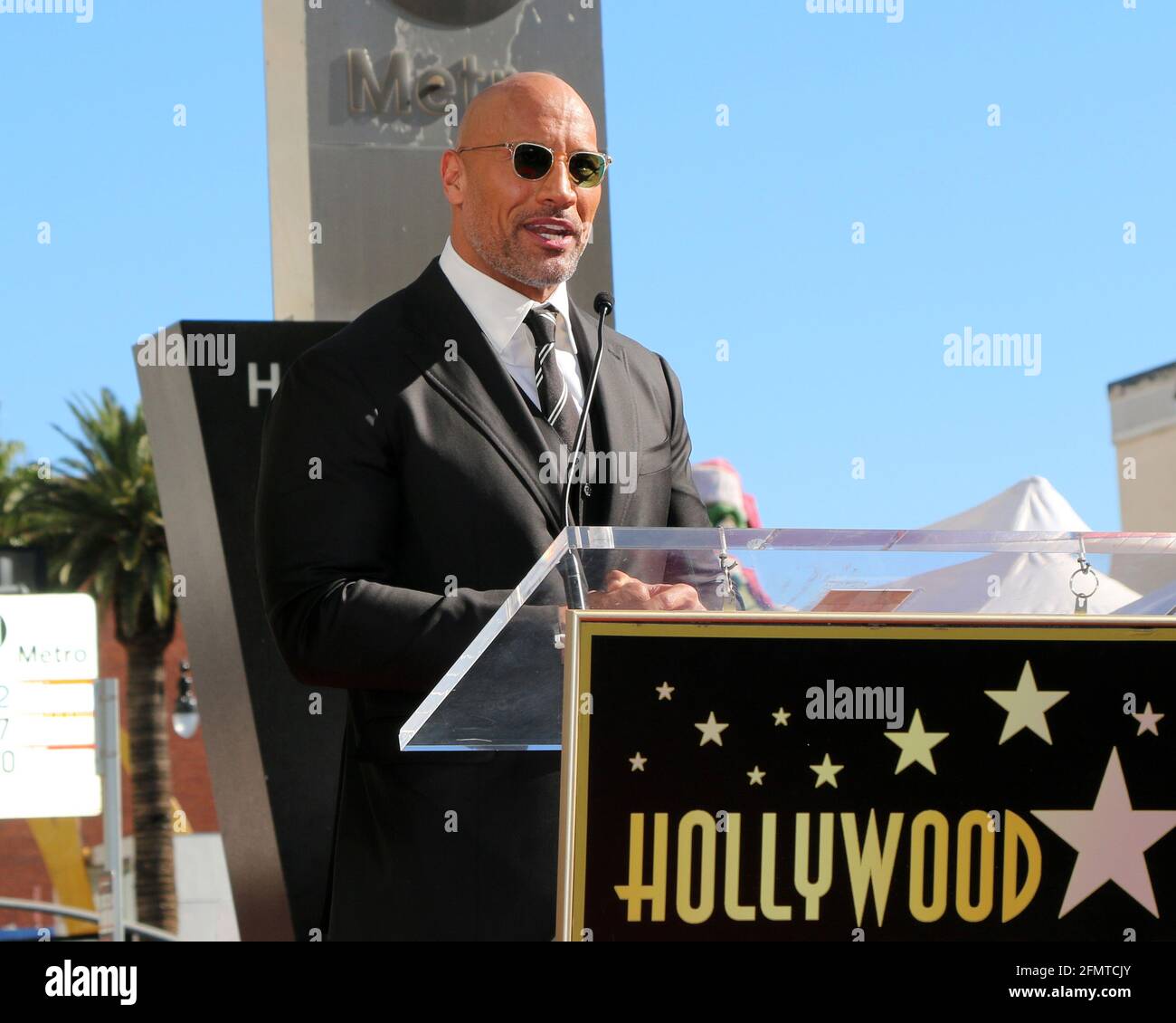 LOS ANGELES - DEC 13: Dwayne Johnson at the Dwayne Johnson Star ...