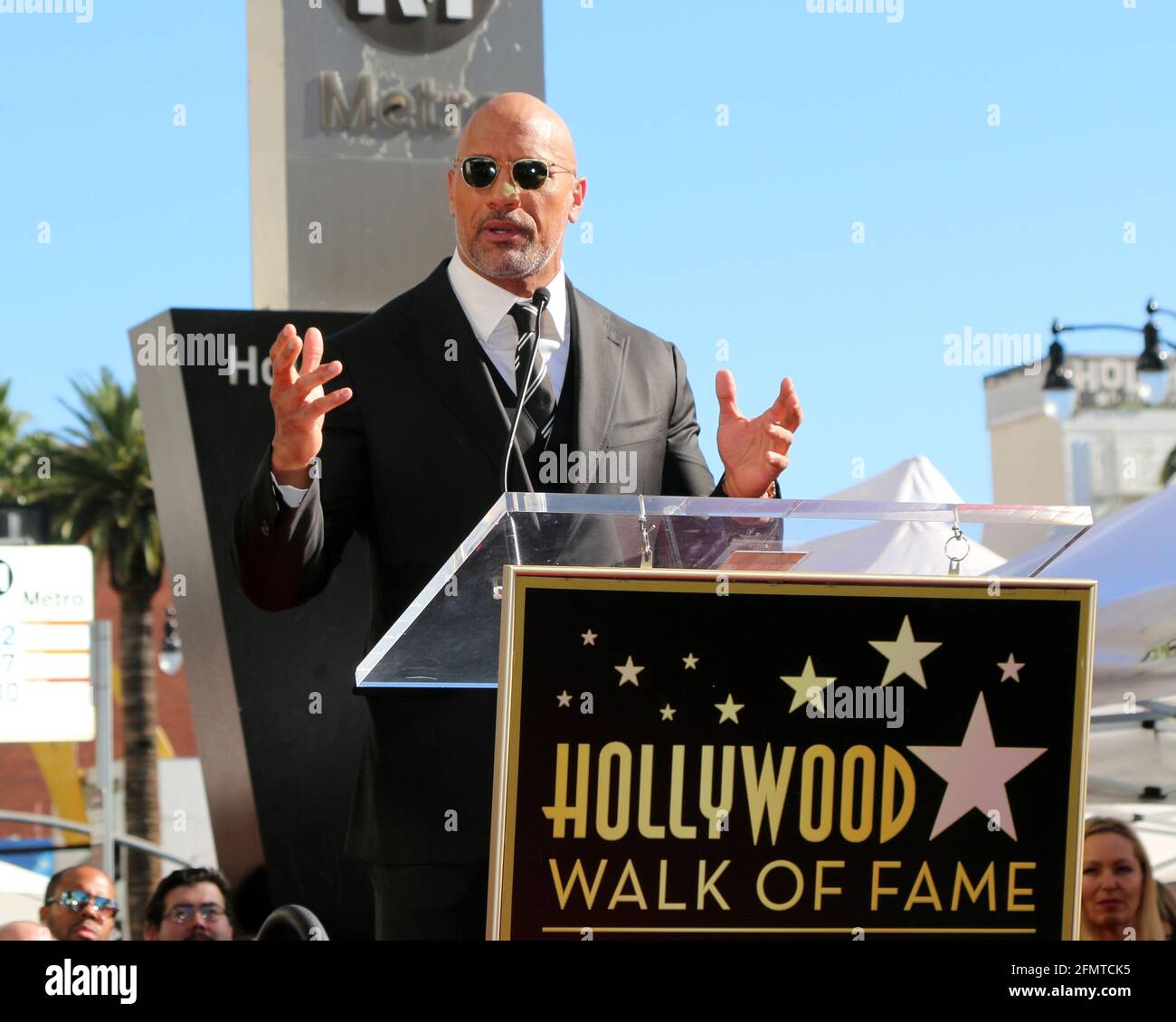 LOS ANGELES - DEC 13: Dwayne Johnson at the Dwayne Johnson Star ...