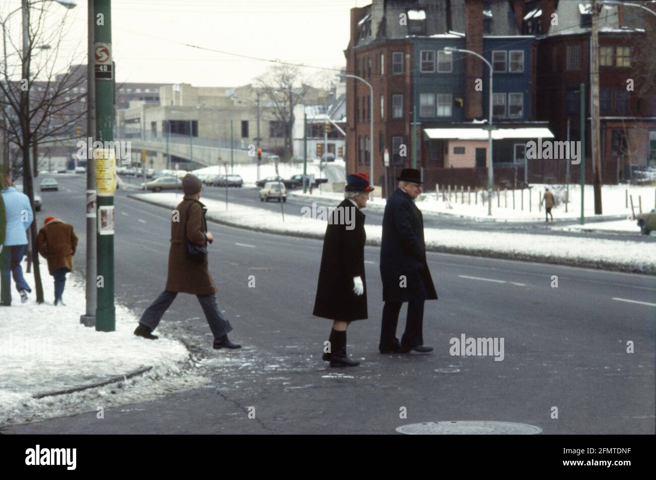 Street scene, Philadelphia PA, USA, 1977 Stock Photo - Alamy