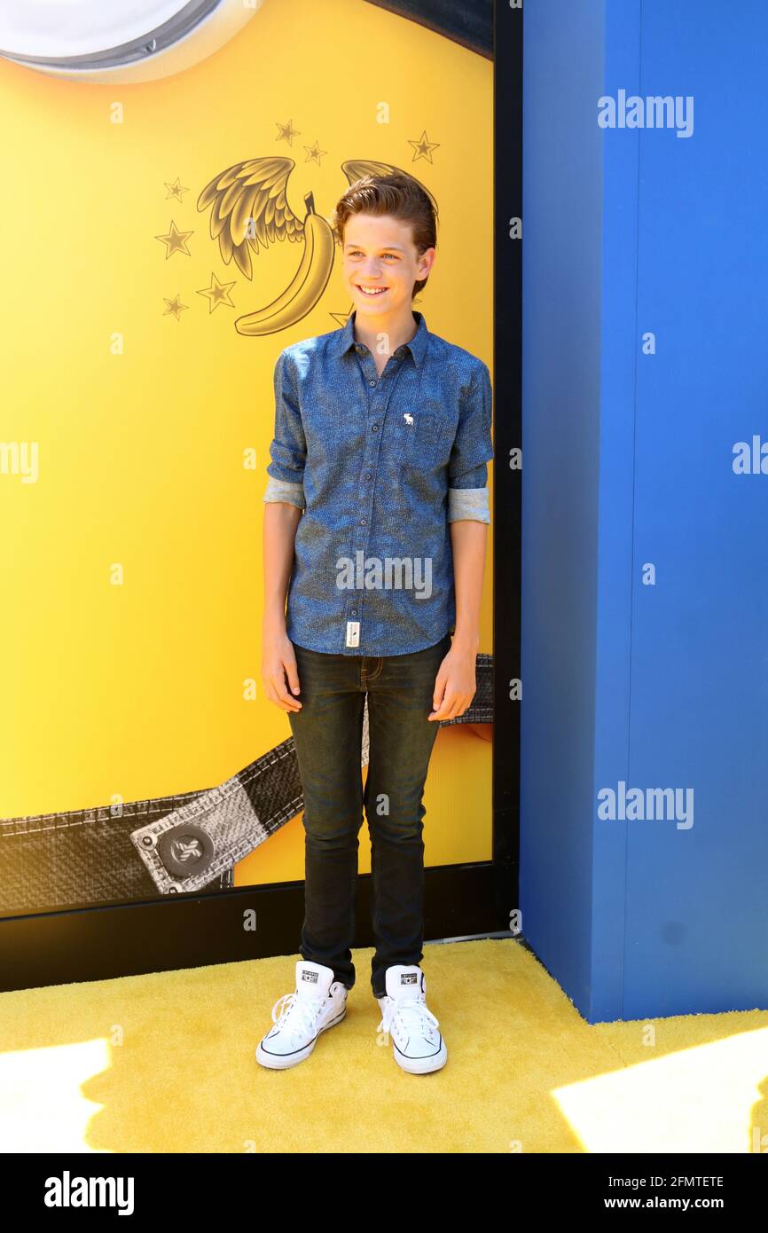 LOS ANGELES - JUN 24: Jacob Buster at the "Despicable Me 3" Premiere at ...