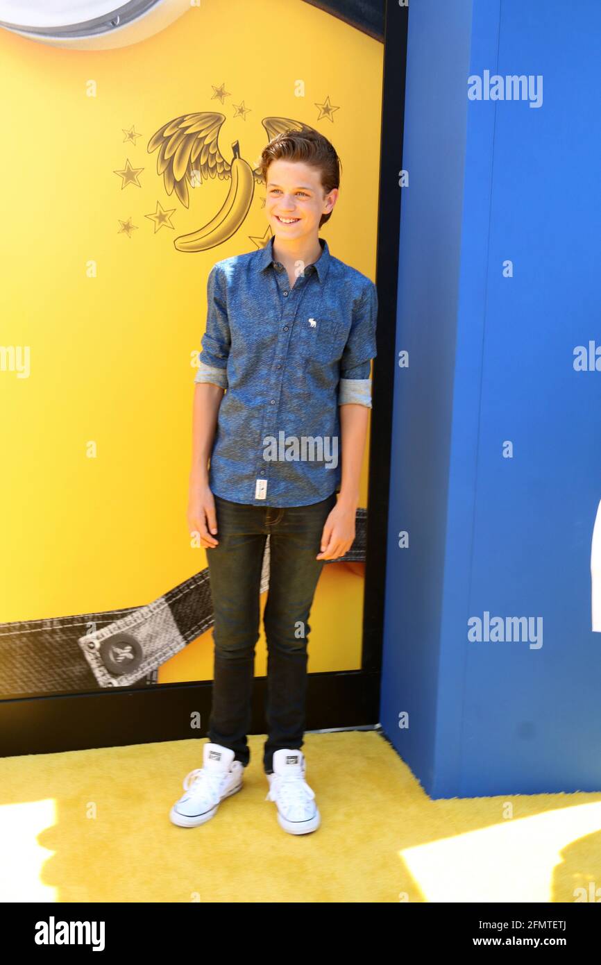 LOS ANGELES - JUN 24: Jacob Buster at the "Despicable Me 3" Premiere at ...