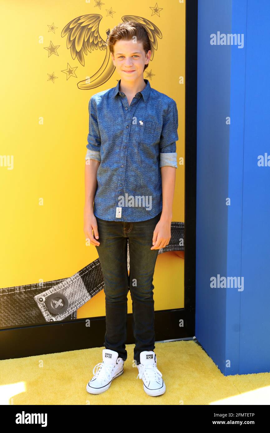 LOS ANGELES - JUN 24: Jacob Buster at the "Despicable Me 3" Premiere at ...