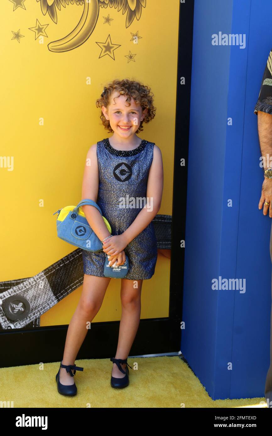 LOS ANGELES - JUN 24: Nev Scharrel at the "Despicable Me 3" Premiere at ...