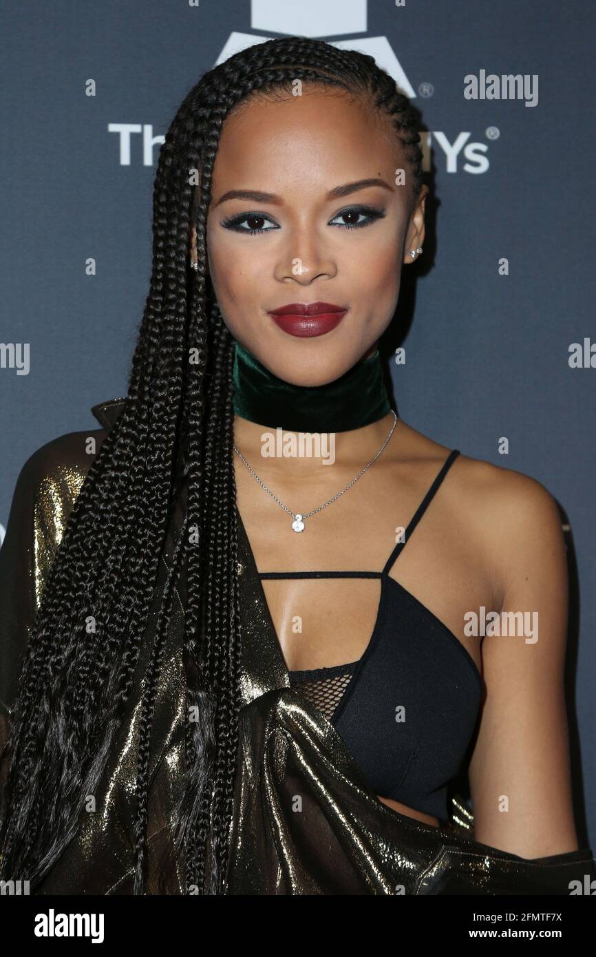 LOS ANGELES - FEB 9: Serayah McNeil at the Delta Air Lines Celebrates ...