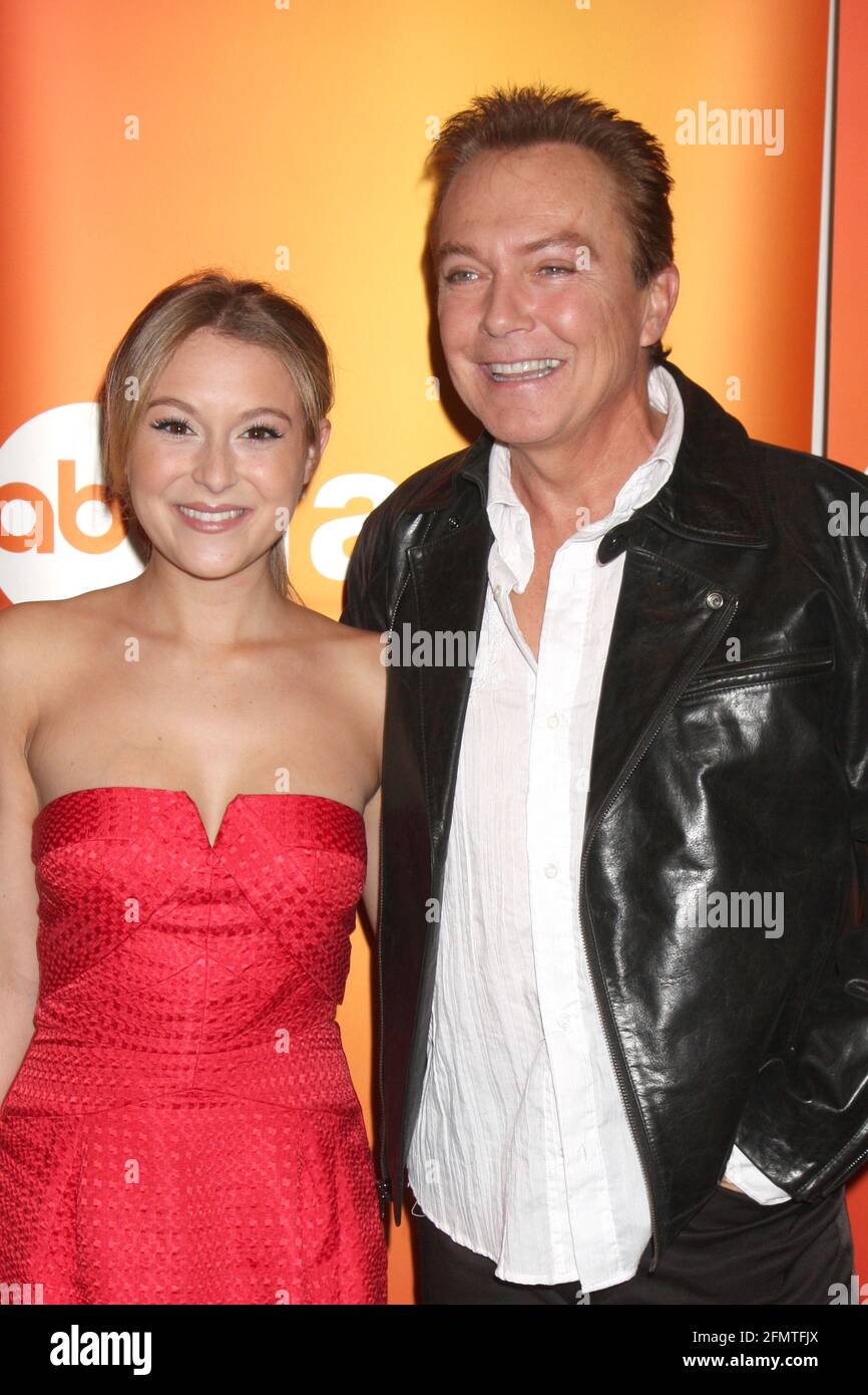 Alexa Vega & David Cassidy at the Disney & ABC Television Group Summer ...