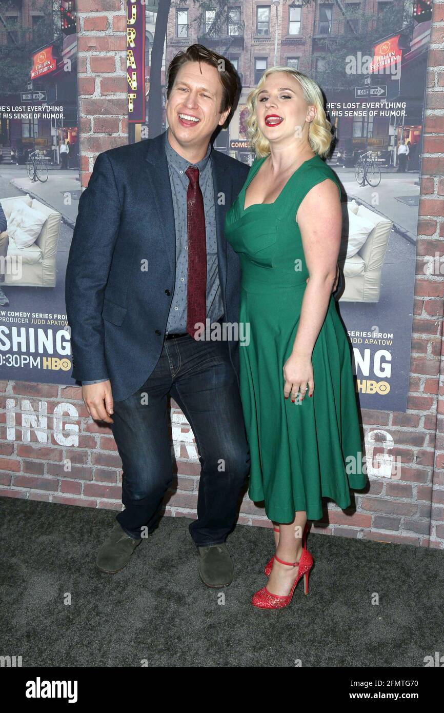 LOS ANGELES - FEB 15: Pete Holmes, Valerie Chaney at the "Crashing" HBO ...