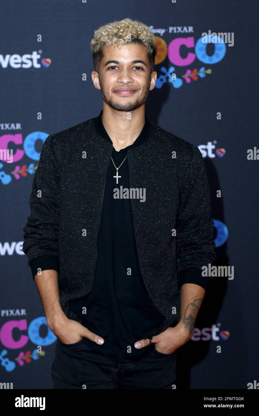 LOS ANGELES - NOV 8: Jordan Fisher at the "Coco" Premiere at the El ...