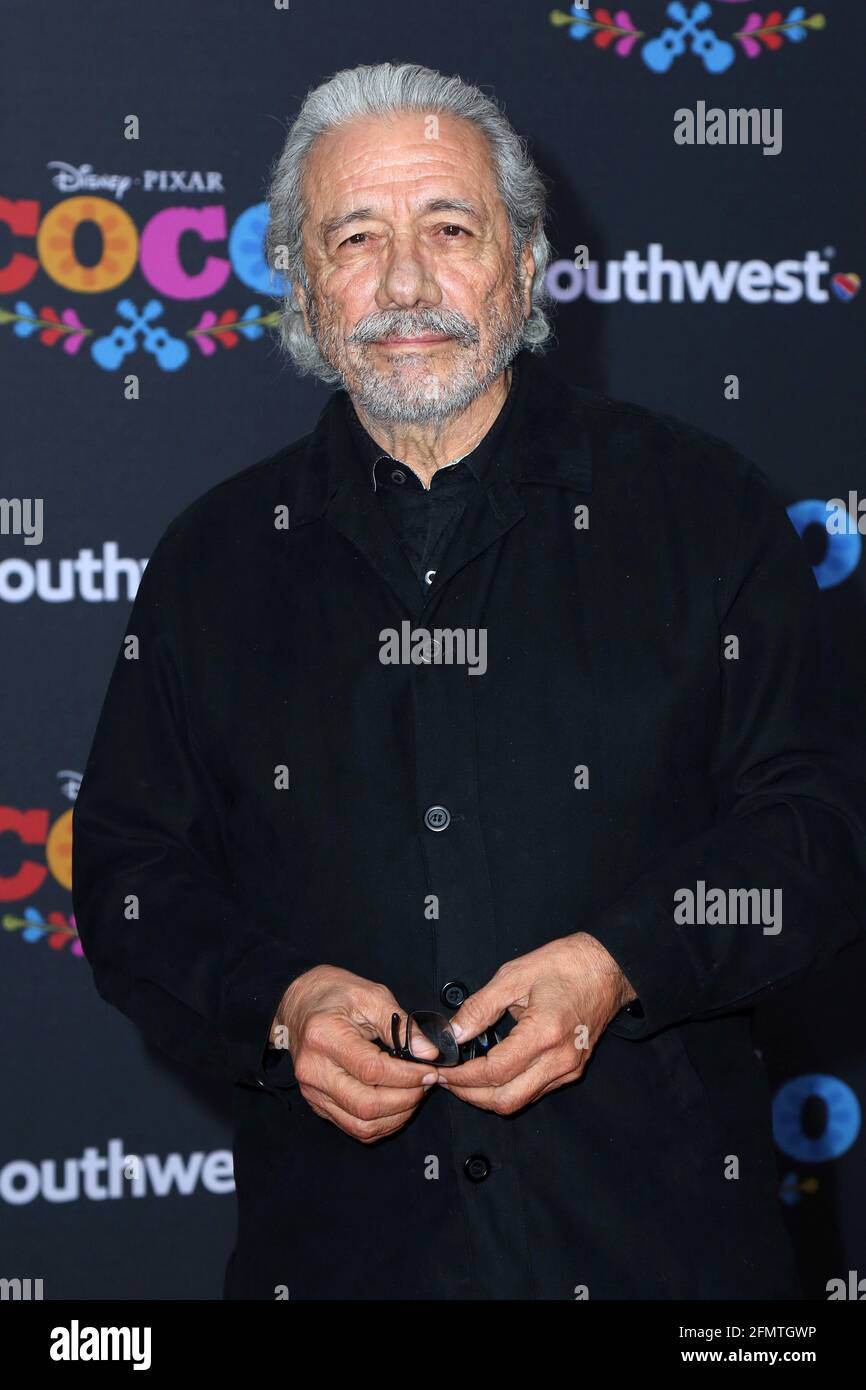 LOS ANGELES - NOV 8: Edward James Olmos at the "Coco" Premiere at the ...