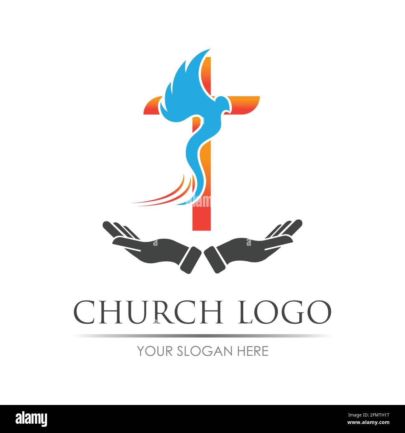 church logo vector illustration design template Stock Vector Image ...