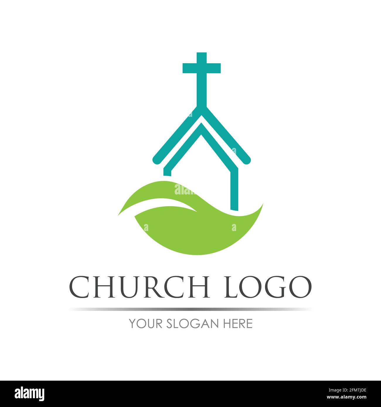 church logo vector illustration design template Stock Vector Image ...