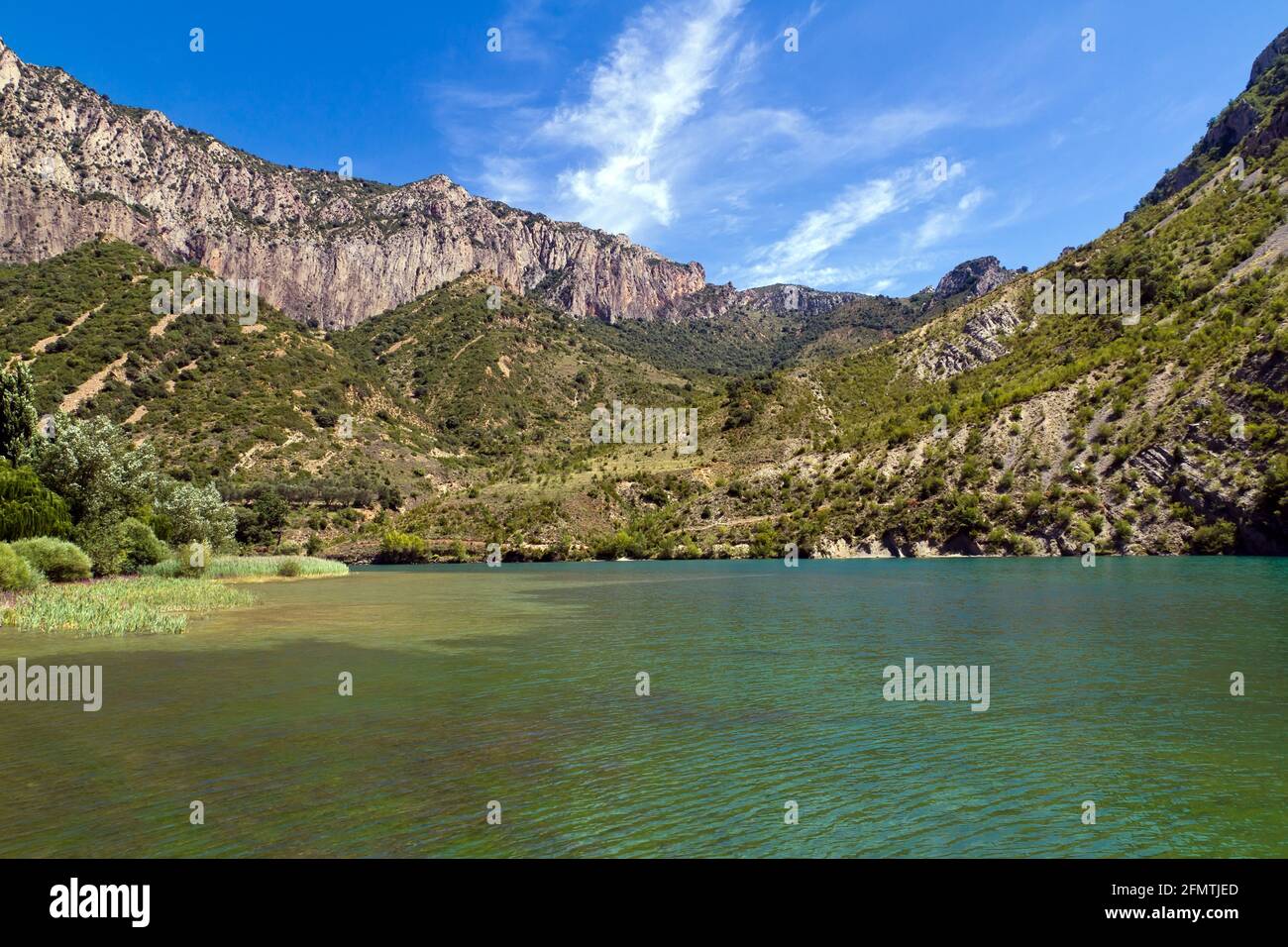 Les Escales reservoir. Tremp Lerida Catalonia Spain Stock Photo - Alamy
