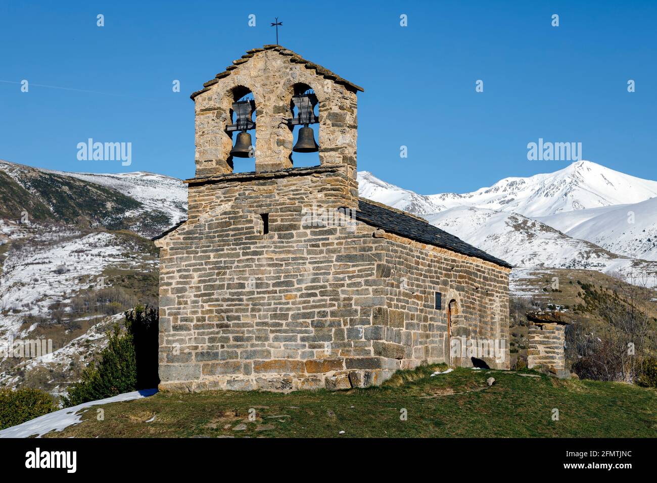 Roman Church of Hermitage of San Quirce de Durro (Catalonia - Spain ...