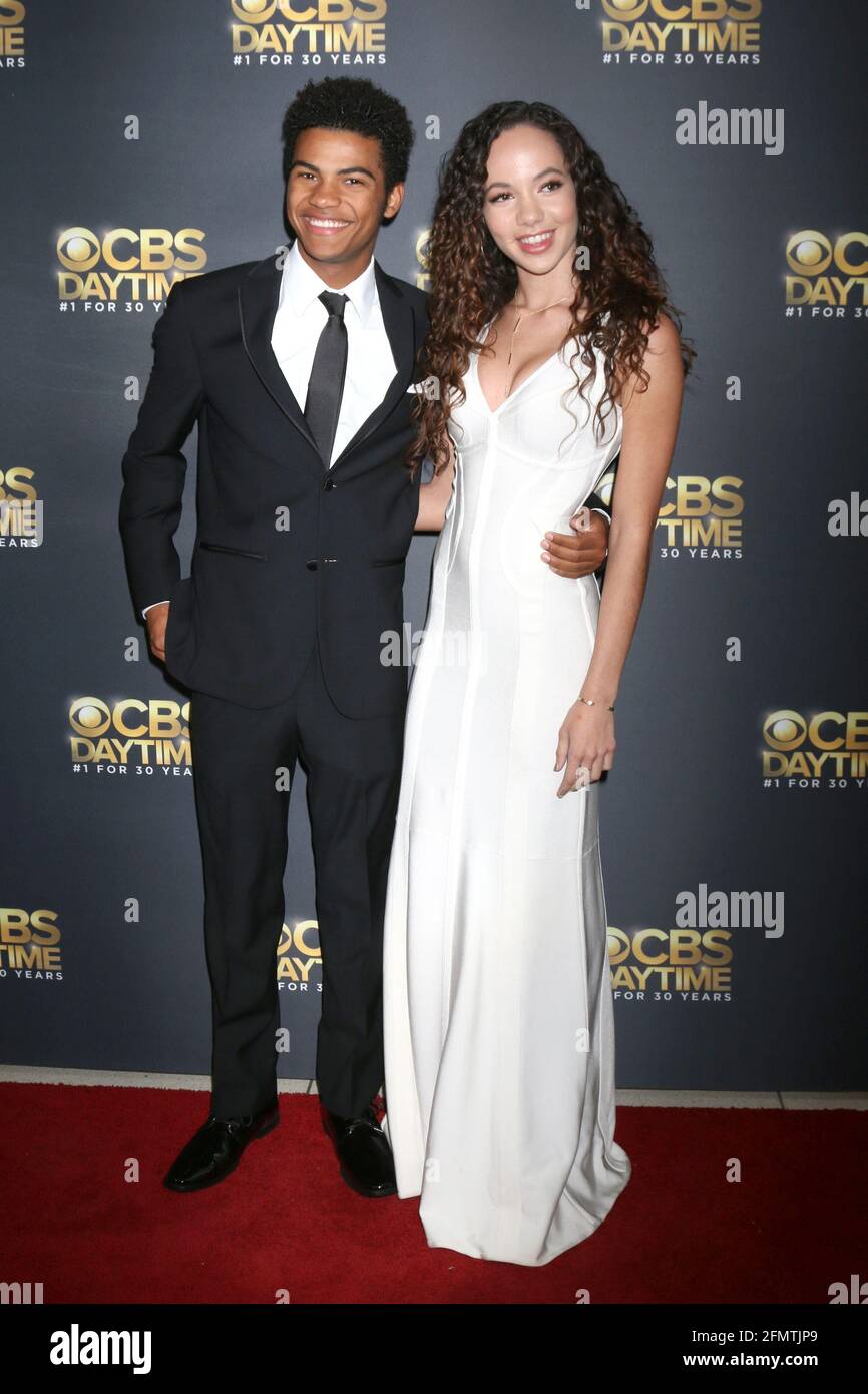 LOS ANGELES - APR 30: Noah Alexander Gerry, Lexie Stevenson at the CBS ...