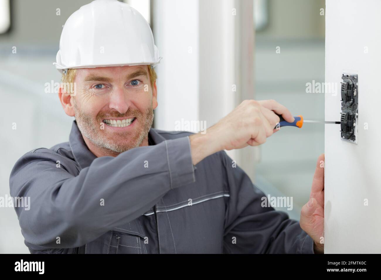 Installing switches hi-res stock photography and images - Alamy