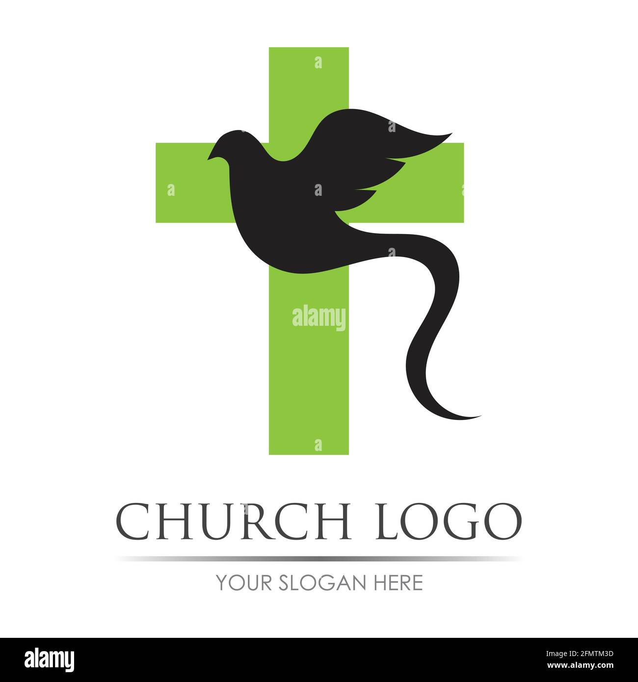 church logo vector illustration design template Stock Vector Image ...