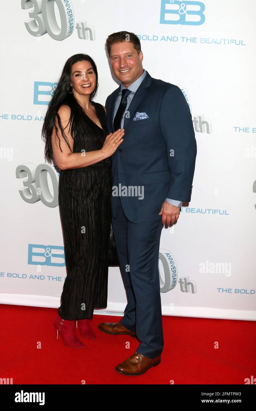 LOS ANGELES - MAR 18: wife, Sean Kanan at the "The Bold and The ...