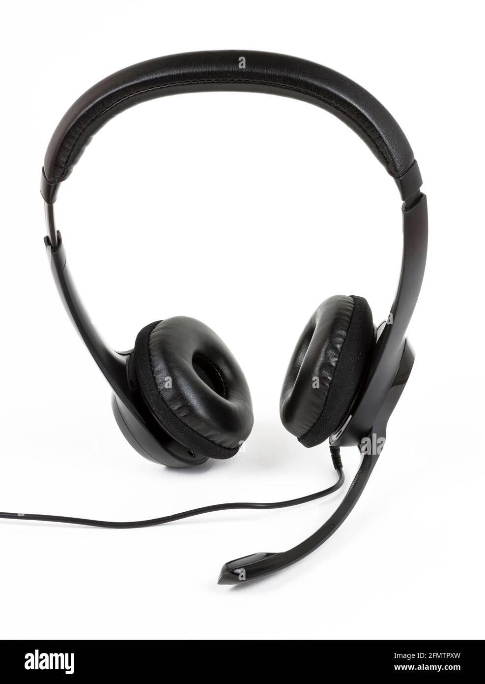 Headset isolated on white background Stock Photo - Alamy