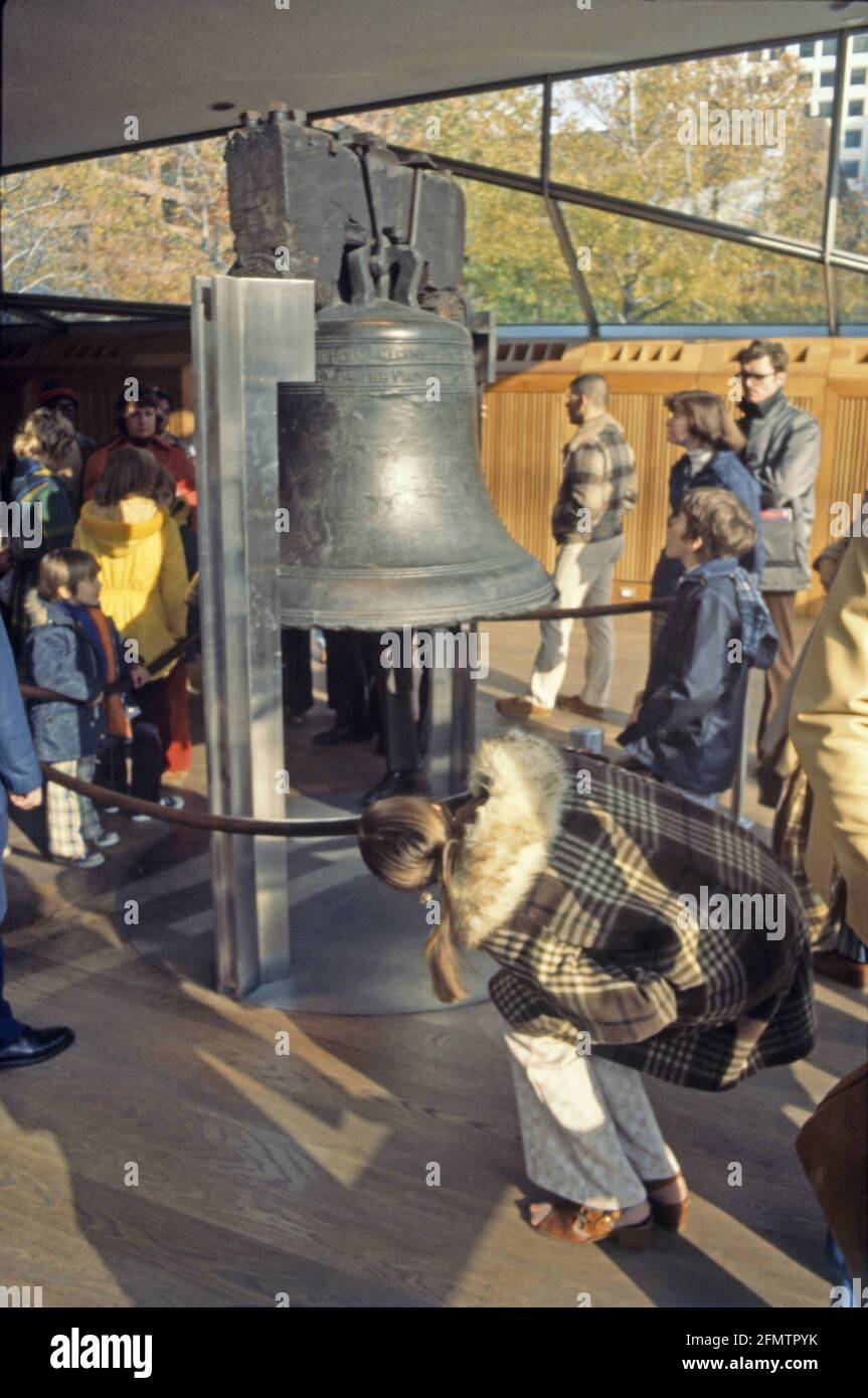 Liberty Bell at Independence Hall National Historic Park. Philadelphia ...