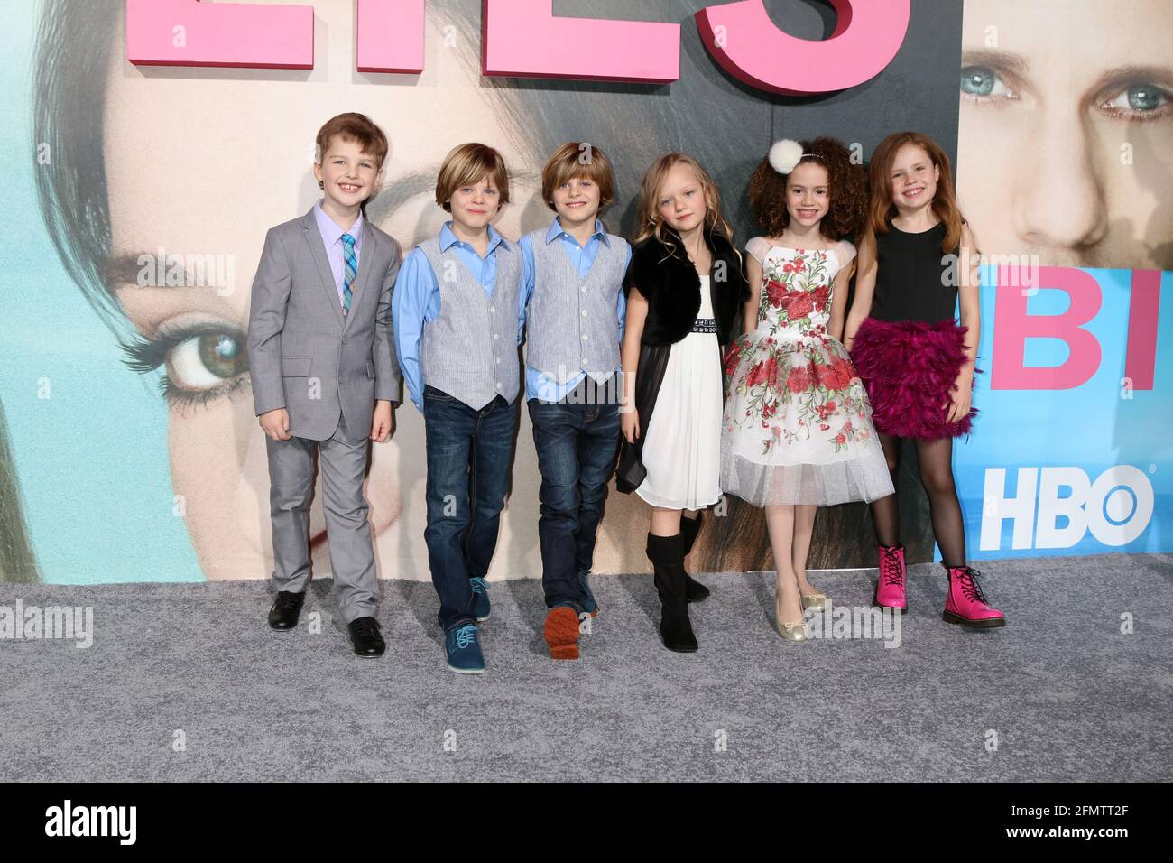 LOS ANGELES - FEB 7: Iain Armitage, Cameron Crovetti, Nicholas Crovetti ...