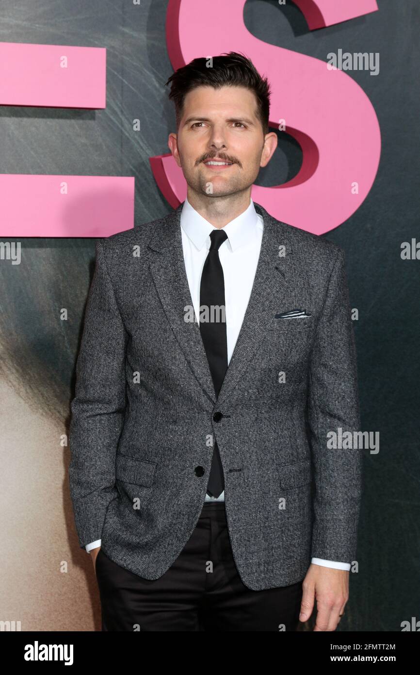 LOS ANGELES - FEB 7: Adam Scott at the "Big Little Lies" HBO Series ...