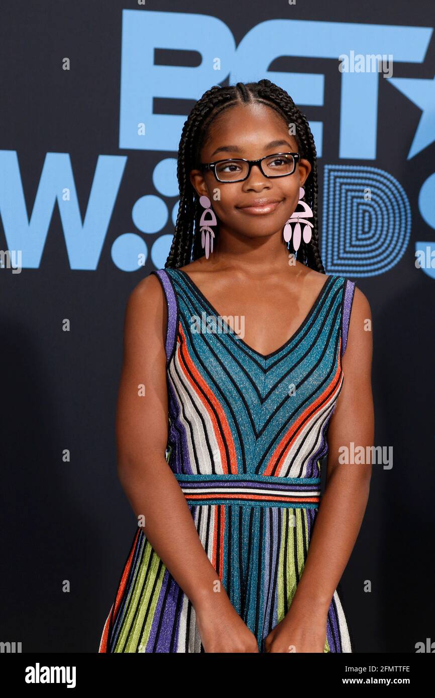 LOS ANGELES - JUN 25: Marsai Martin at the BET Awards 2017 at the ...