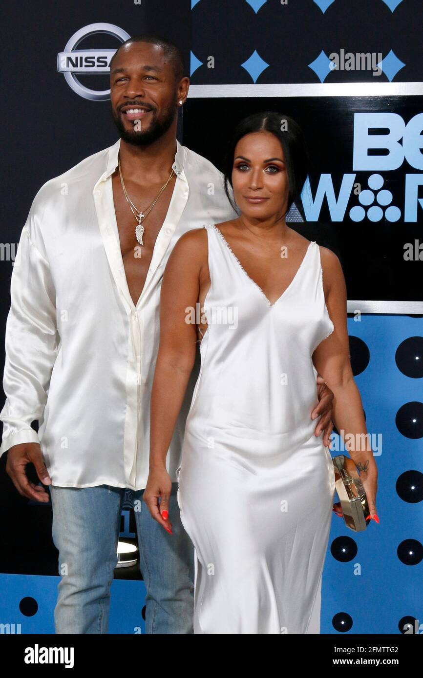 LOS ANGELES - JUN 25: Tank, Zena Foster at the BET Awards 2017 at the ...