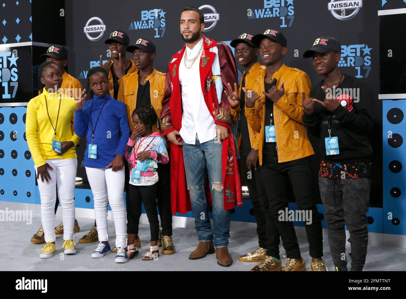 LOS ANGELES - JUN 25: French Montana, Guests at the BET Awards 2017 at ...