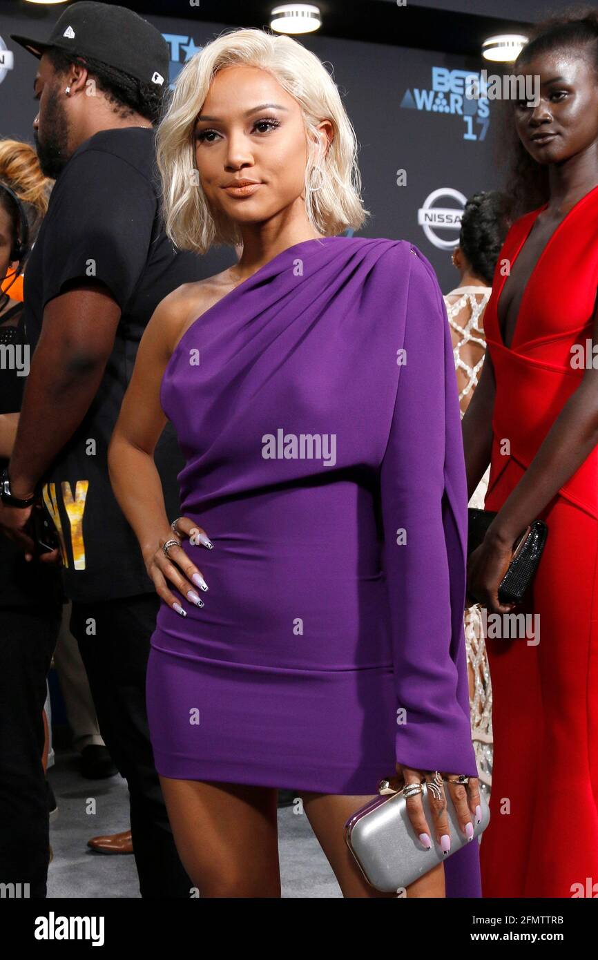 LOS ANGELES - JUN 25: Karrueche Tran at the BET Awards 2017 at the ...