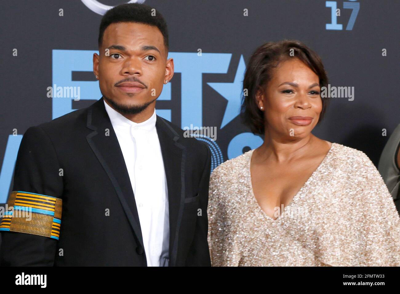 LOS ANGELES - JUN 25: Chance the Rappe, Lisa Bennett at the BET Awards ...