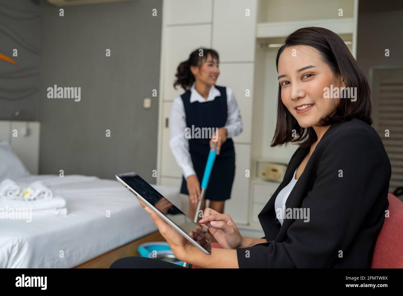 Housekeeping work hi-res stock photography and images - Alamy