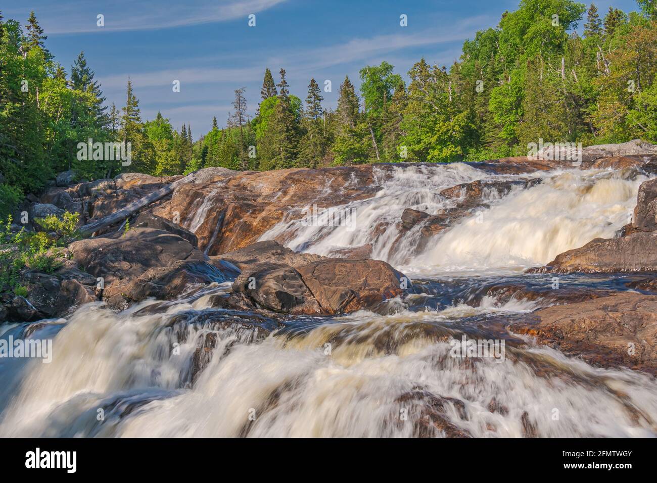 Sand River Falls Ontario Stock Photo - Alamy
