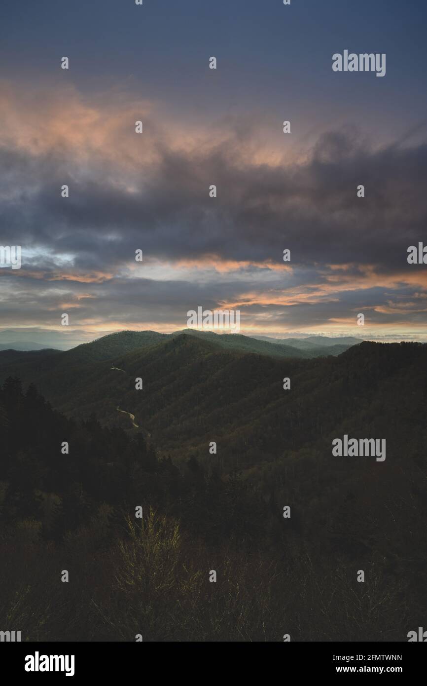 Beautiful landscape mountains in Tennessee Stock Photo - Alamy