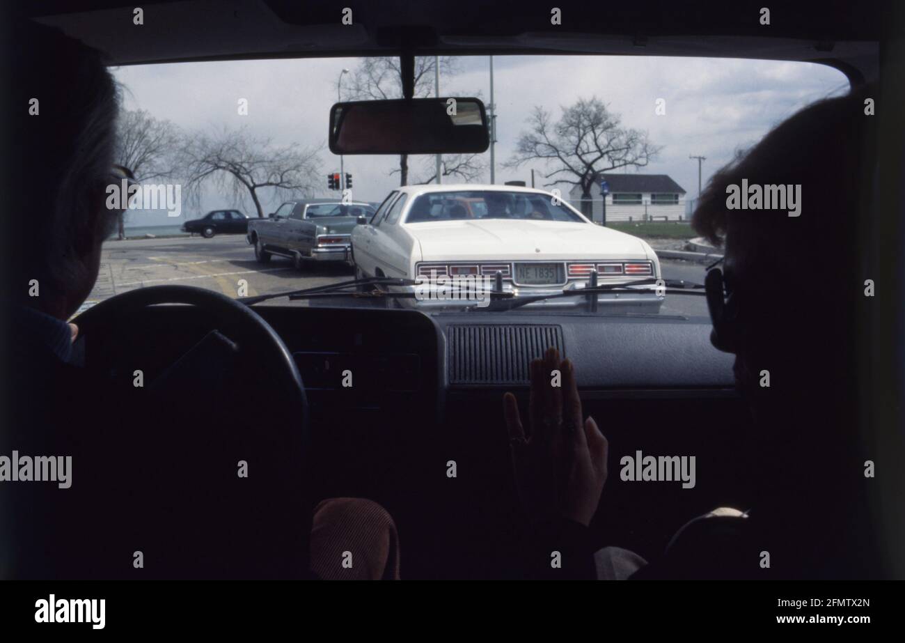 Street scene, Chicago IL, USA, 1977 Stock Photo - Alamy