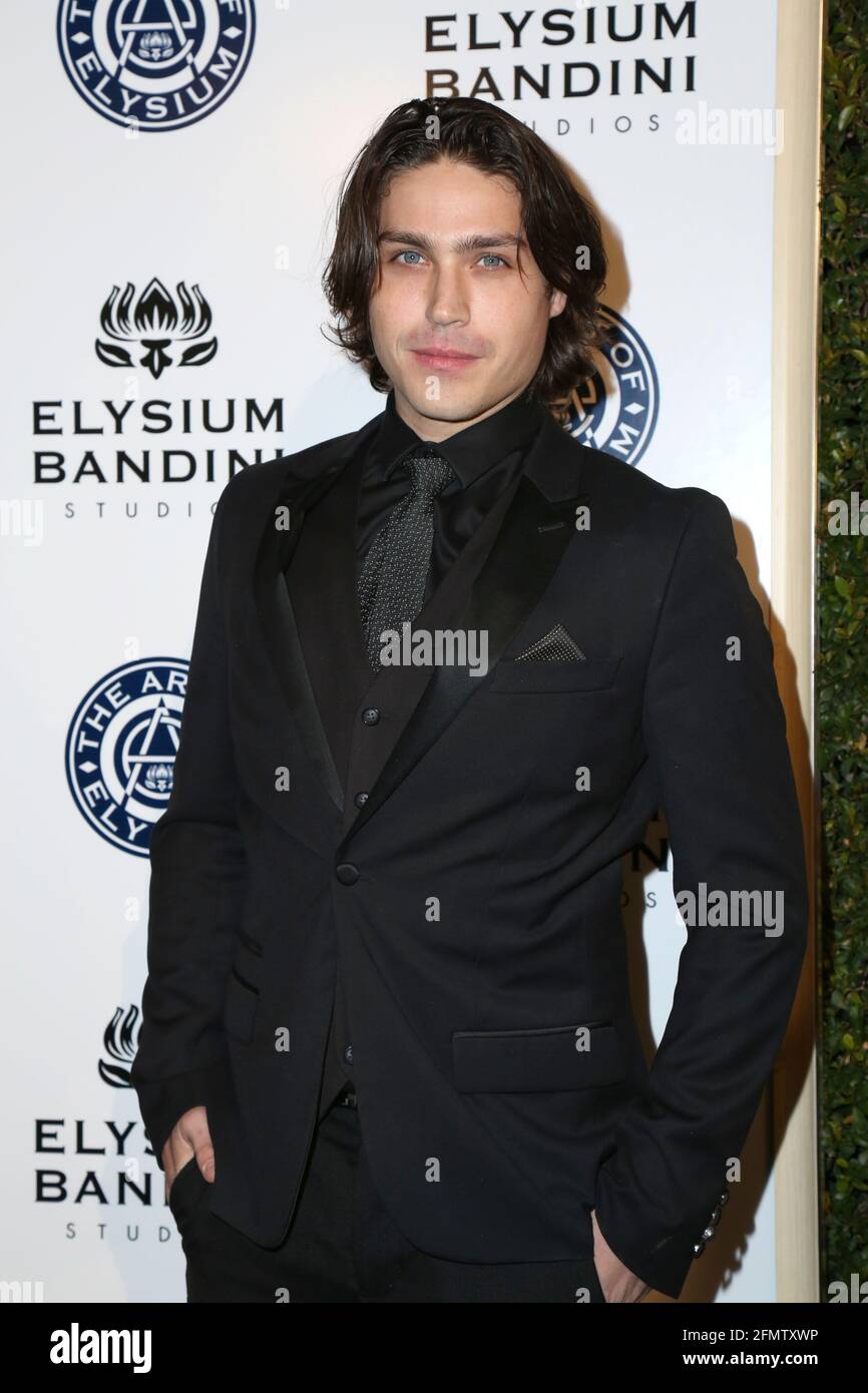 LOS ANGELES - JAN 7: Logan Huffman at the Art of Elysium 10th Annual ...