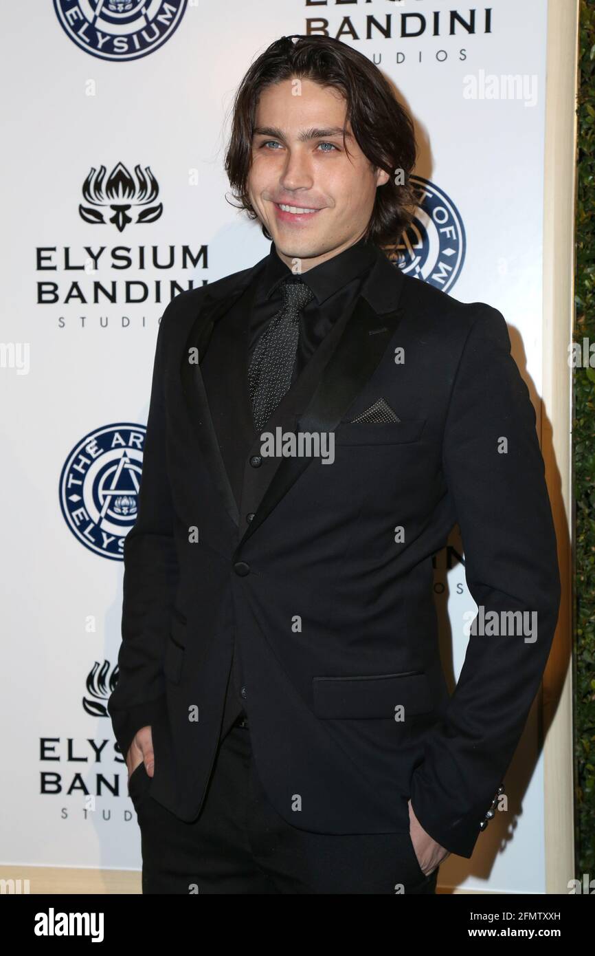 LOS ANGELES - JAN 7: Logan Huffman at the Art of Elysium 10th Annual ...