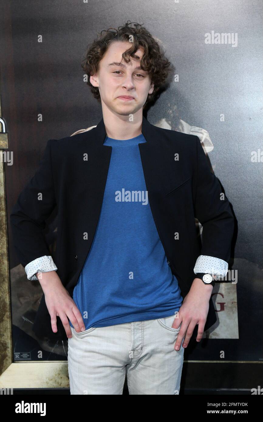 LOS ANGELES - AUG 17: Wyatt Ol at the "Annabelle: Creation" Premiere at ...