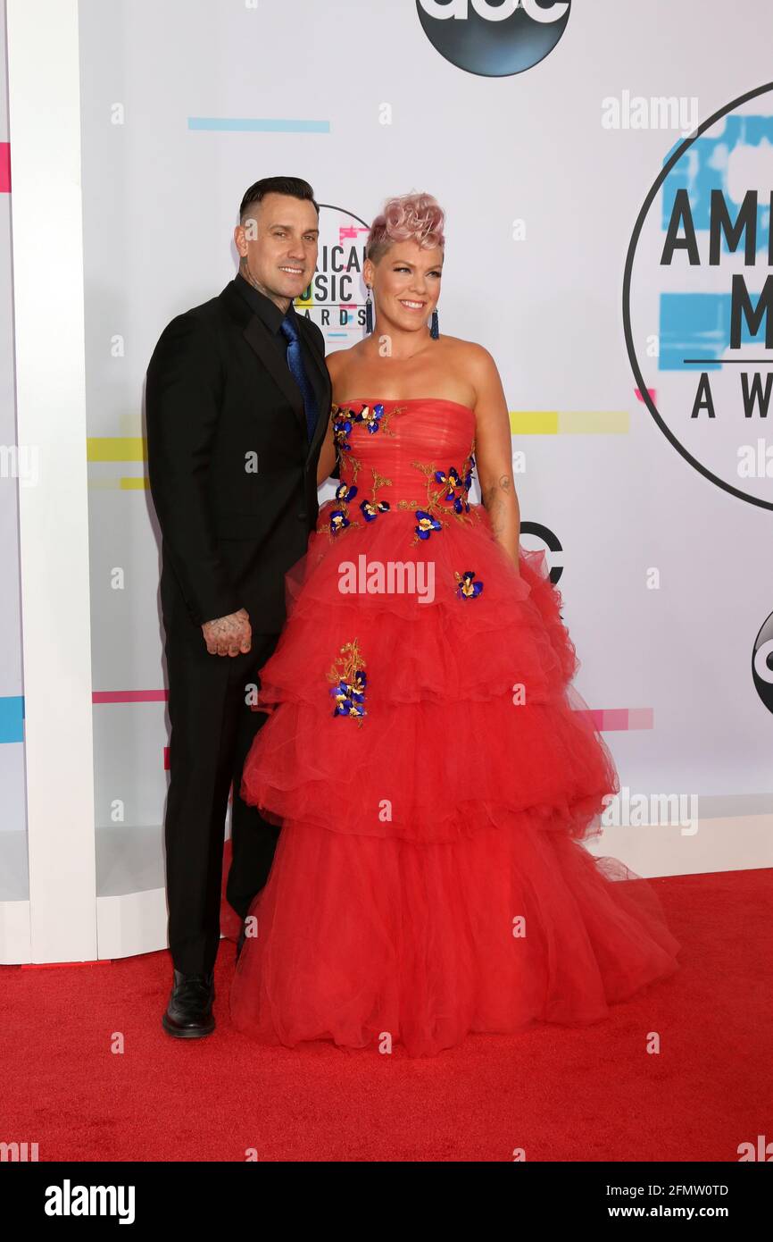 LOS ANGELES - NOV 19: Corey Hart, Pink at the American Music Awards ...