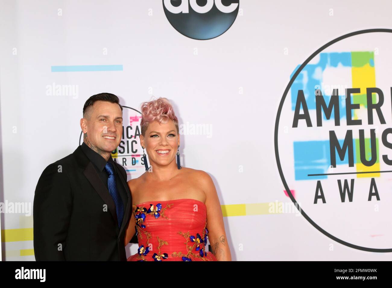 LOS ANGELES - NOV 19: Corey Hart, Pink at the American Music Awards ...