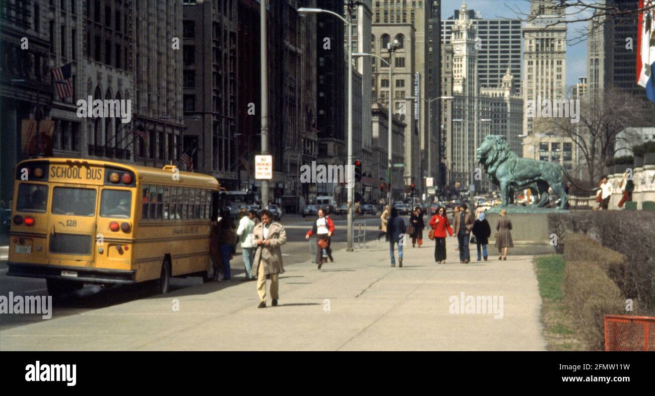 Sityscape, Chicago IL, USA, 1977 Stock Photo - Alamy